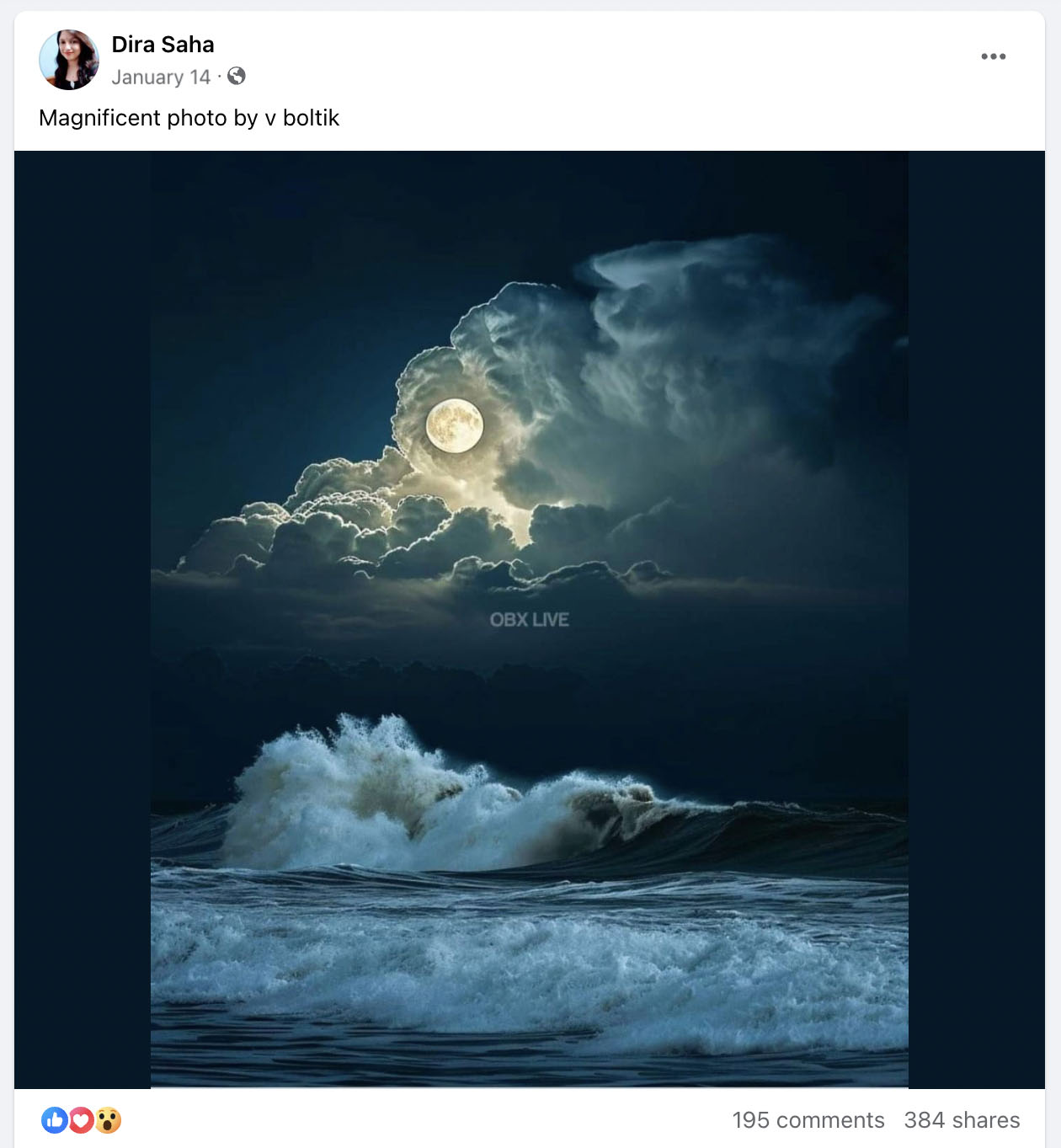 Real or Fake: Images Show 'Luminous' Moonbeams Over the Ocean ...