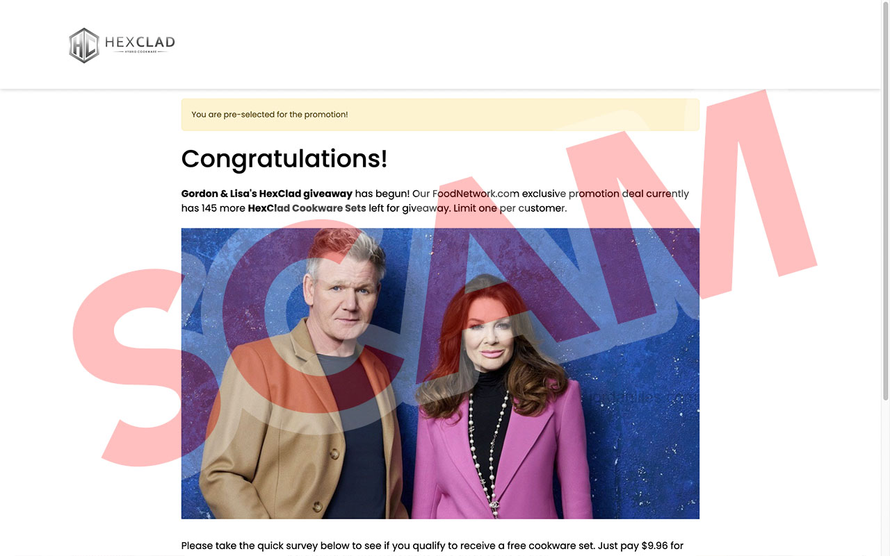 Revealing the Gordon Ramsay HexClad Giveaway Scam: This Is One Horrific ...