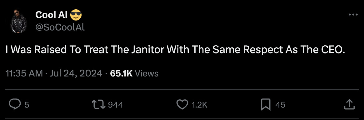 Did Tom Hardy Say 'I Was Raised to Treat the Janitor With the Same ...